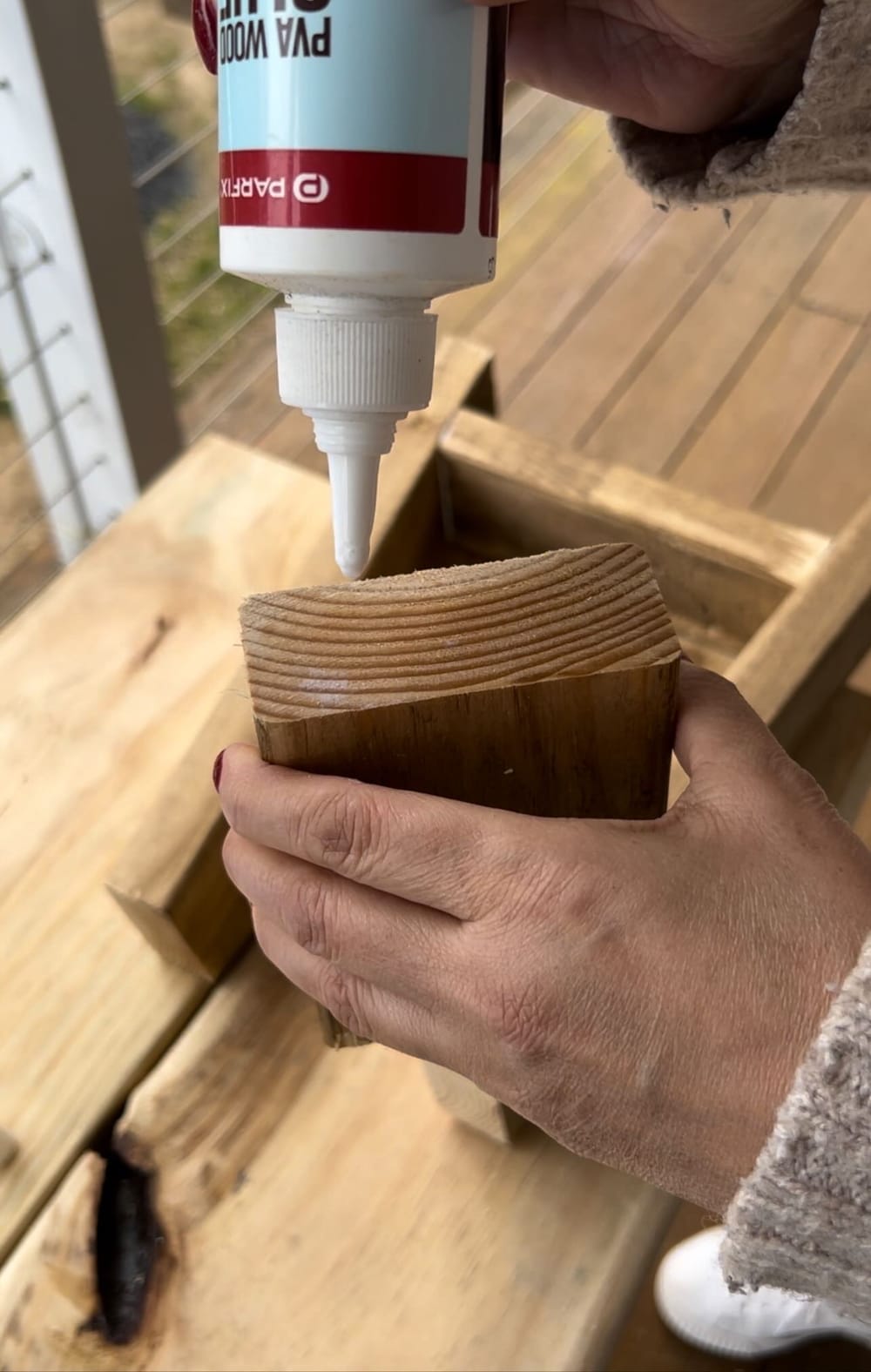 DIY Vintage Inspired Bench