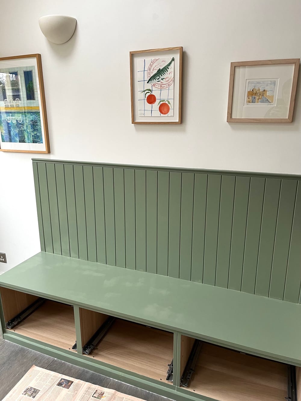 DIY Your Own Built-In Breakfast Bench with Storage