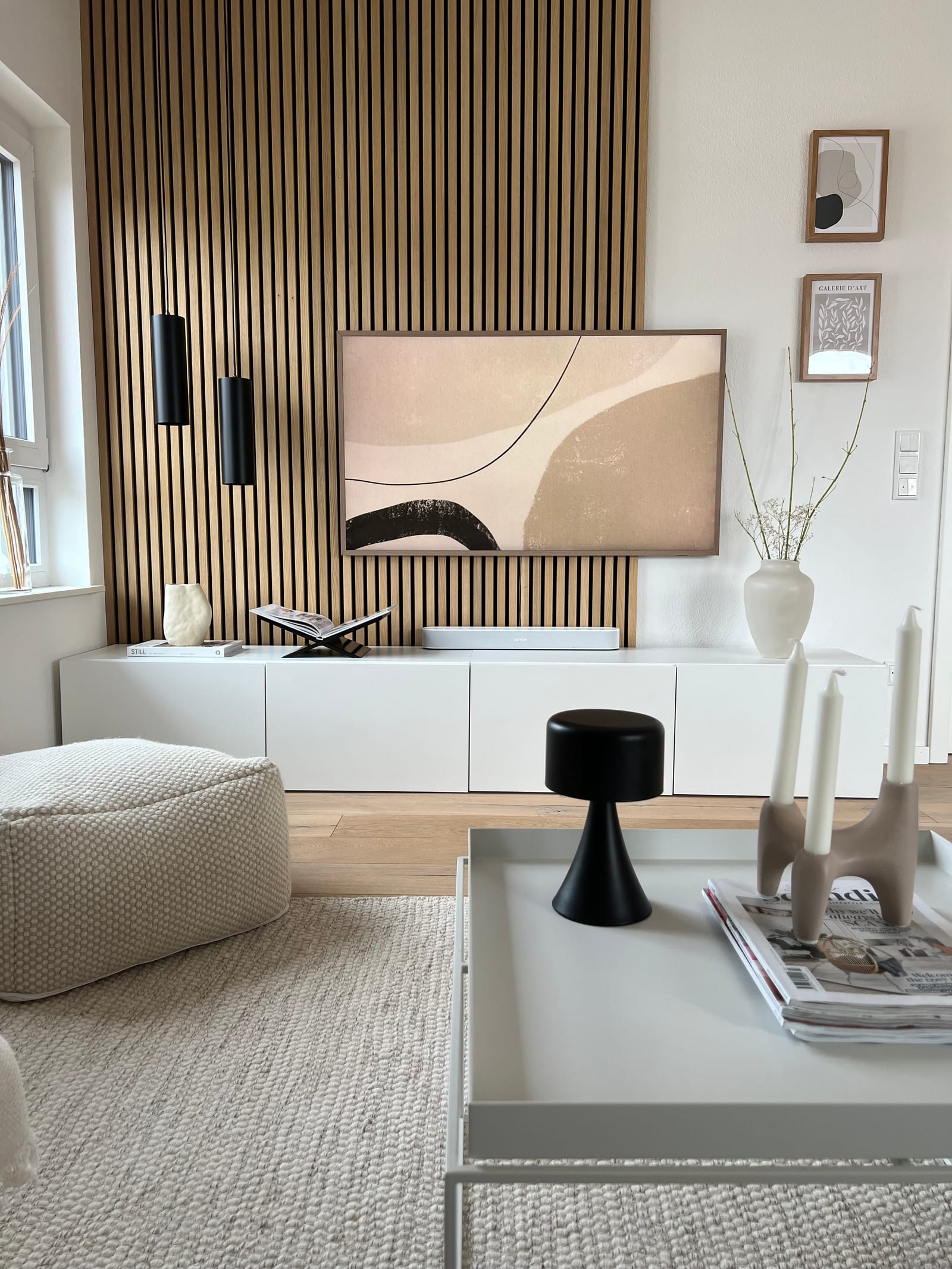 How to Create a Cozy TV Wall with Wooden Acoustic Panels