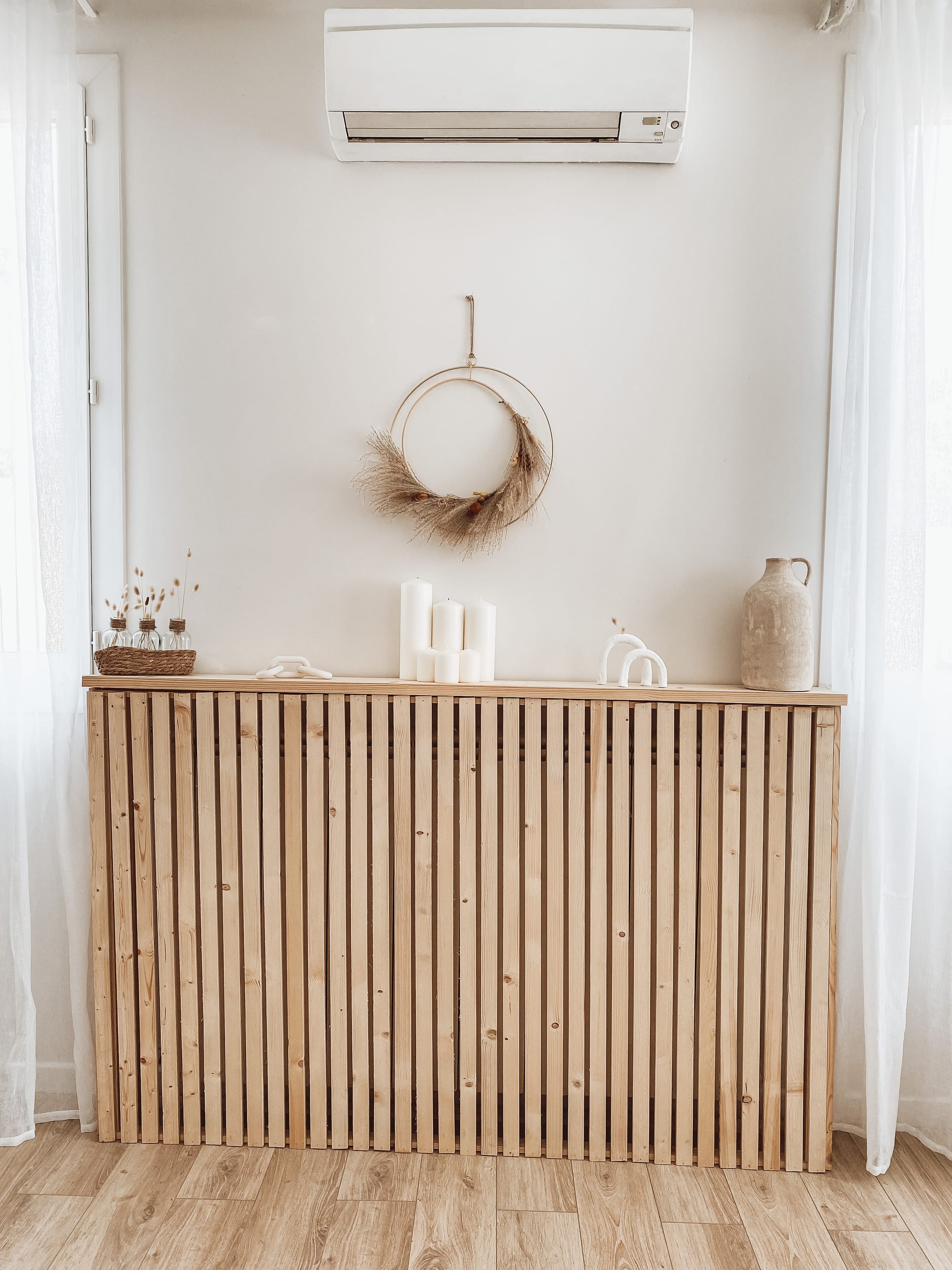 DIY Wooden Radiator Cover